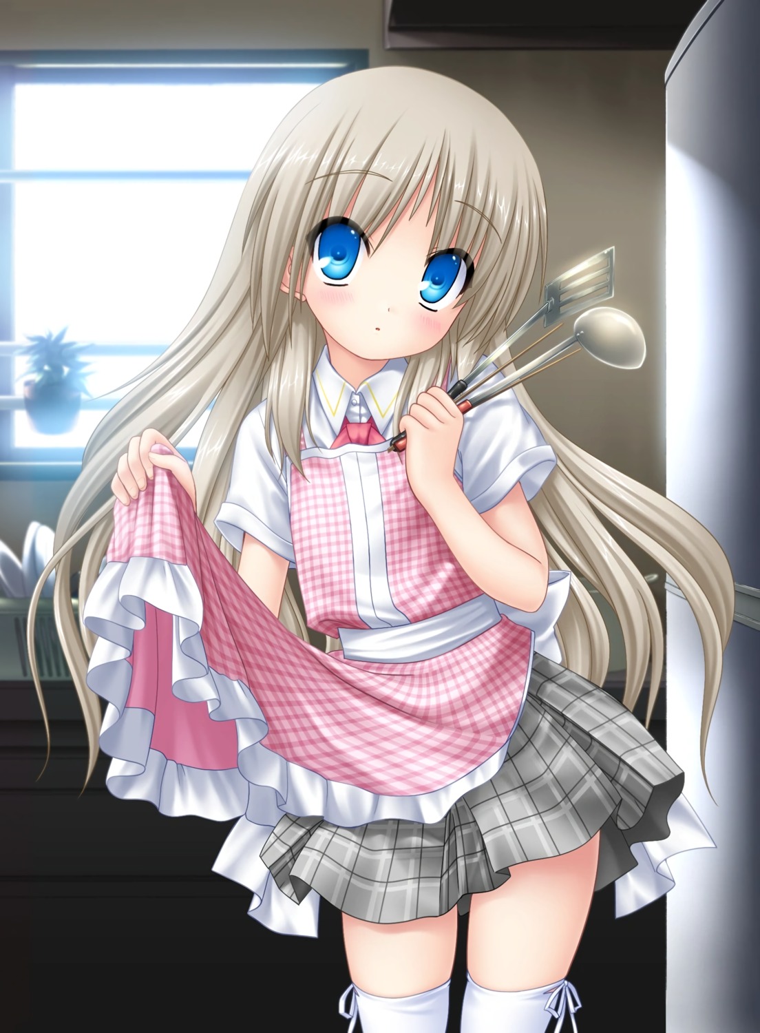 key na-ga kud wafter little busters! noumi kudryavka seifuku thighhighs | #848212 | yande.re